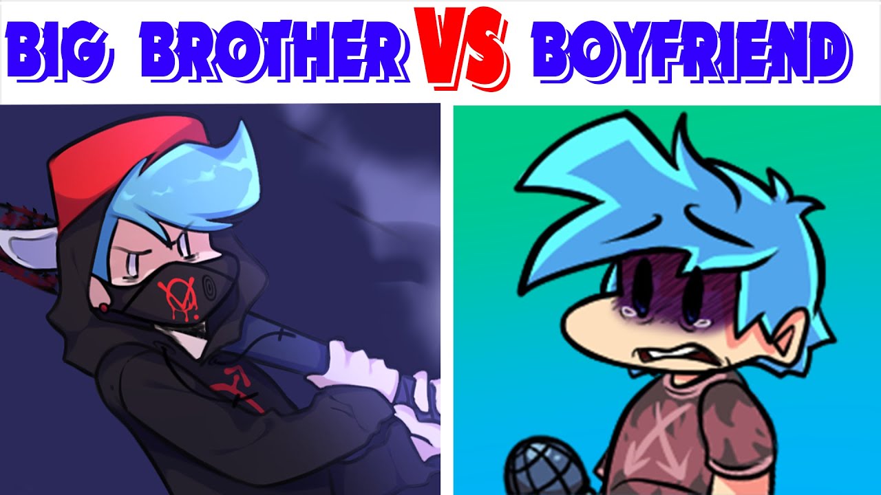 Friday Night Funkin' vs BIG BROTHER WEEK 1 + CUTSCENES (FNF MOD/HARD ...