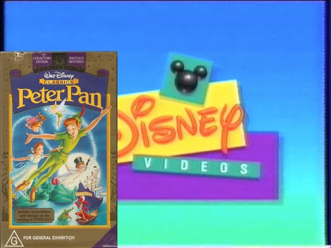 Opening to Peter Pan 1998 VHS (Australia)