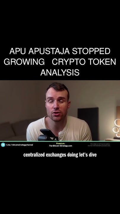 Apu Apustaja stopped growing ☢ Crypto Token Analysis - YouTube