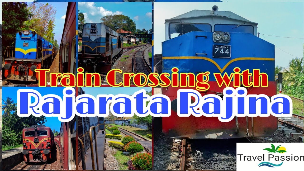 M4 - 744 | M5 - 776| M10 - 940 | Train crossing with Rajarata Rajina ...