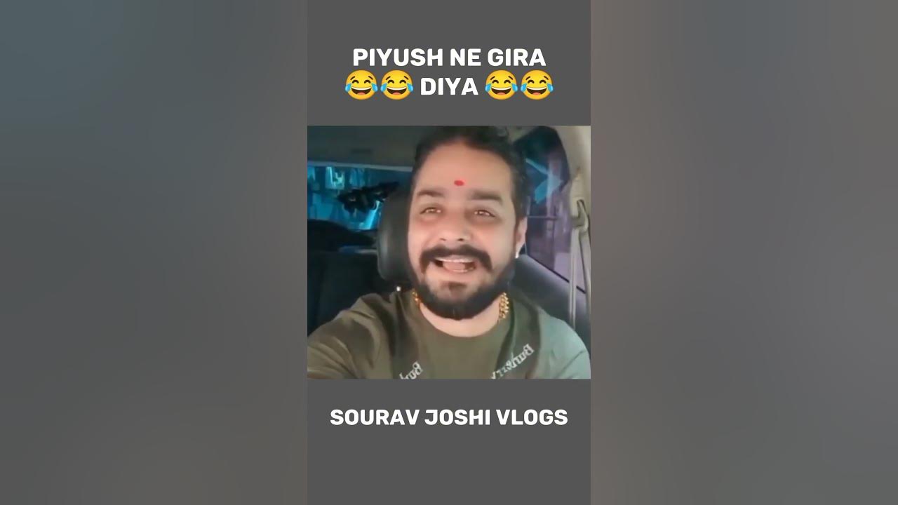 Piyush Ne Sourav Joshi Ko Gira Diya 😂 Sourav Joshi Vlogs - YouTube