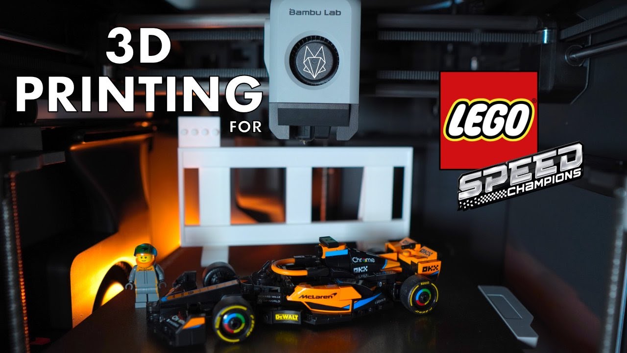 3D printing Lego Displays! for 2024 Speed champions - YouTube