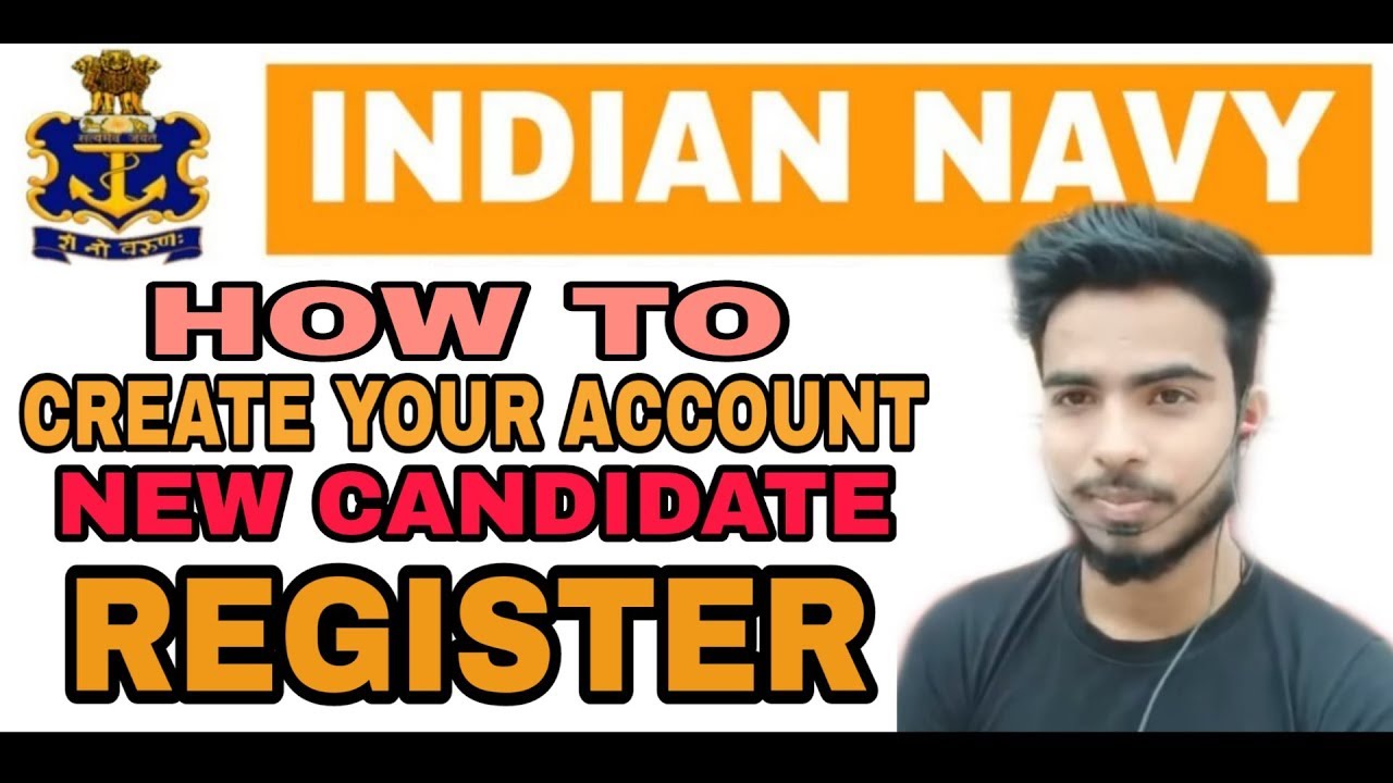 How to register on indian navy | step by step process - YouTube
