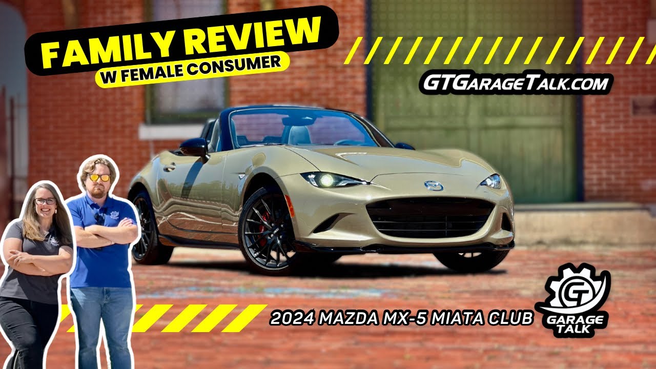 2024 Mazda MX-5 Miata // Family Review (with Child Seat Installation ...