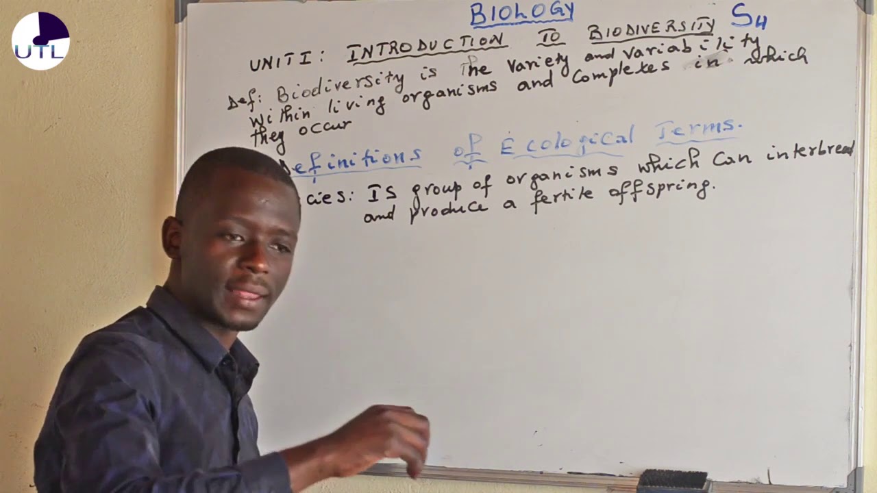 Biology S4: Unit1 lesson1: Introductions to Biodiversity - YouTube