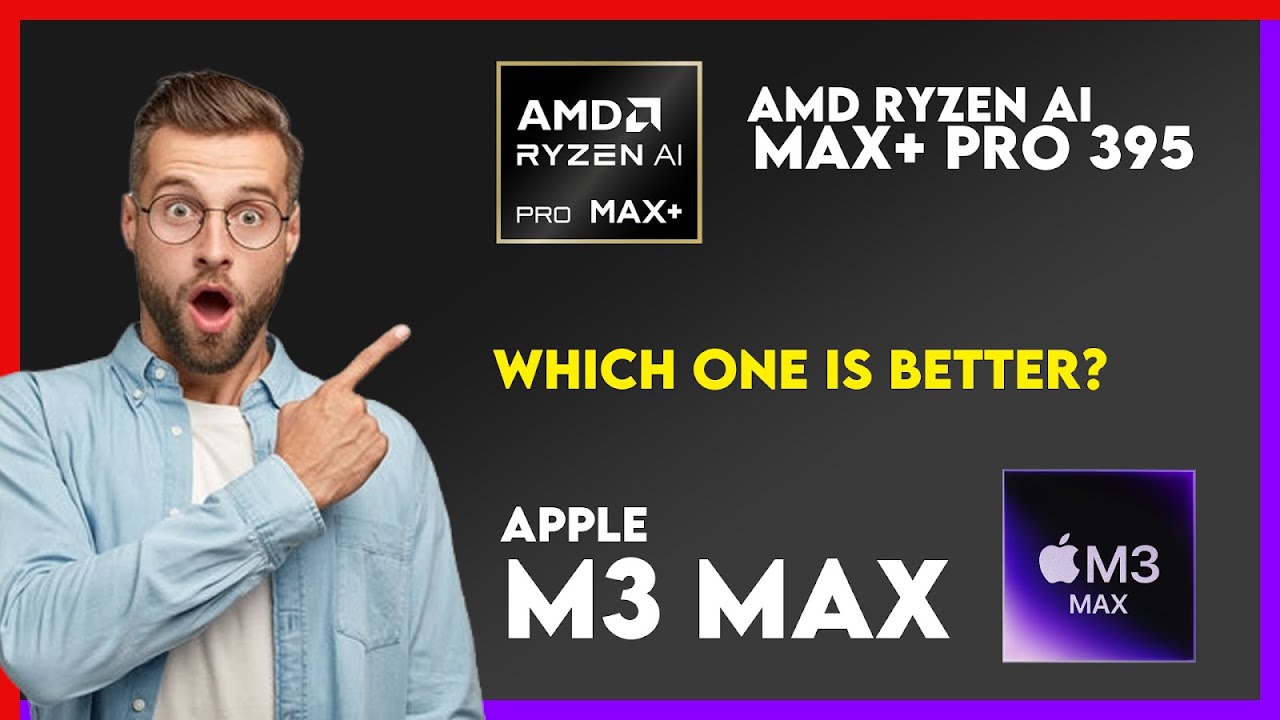 AMD Ryzen AI Max+ Pro 395 vs Apple M3 Max Comparison - YouTube