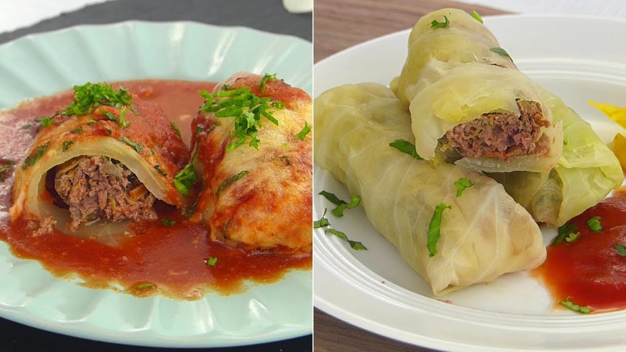 Stuffed Cabbage Rolls / Polish Gołąbki Recipe by Tiffin Box - Steamed ...