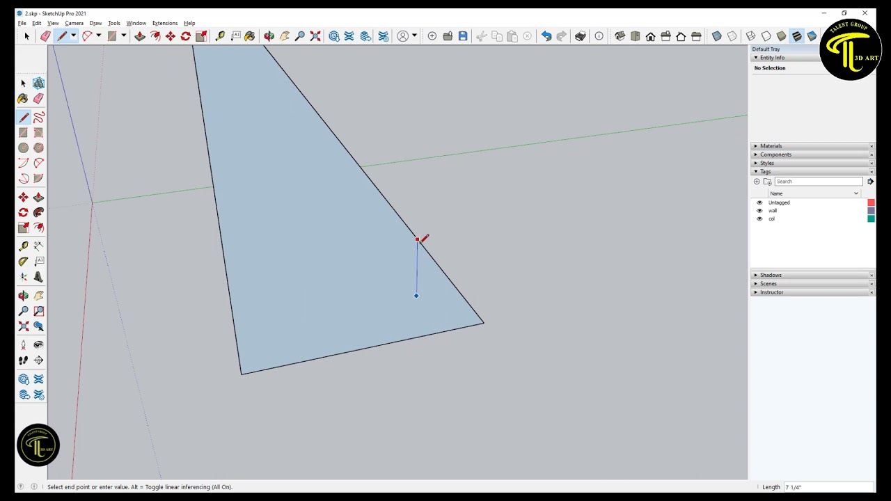#Sketchup Basic Tools Day-1 - YouTube