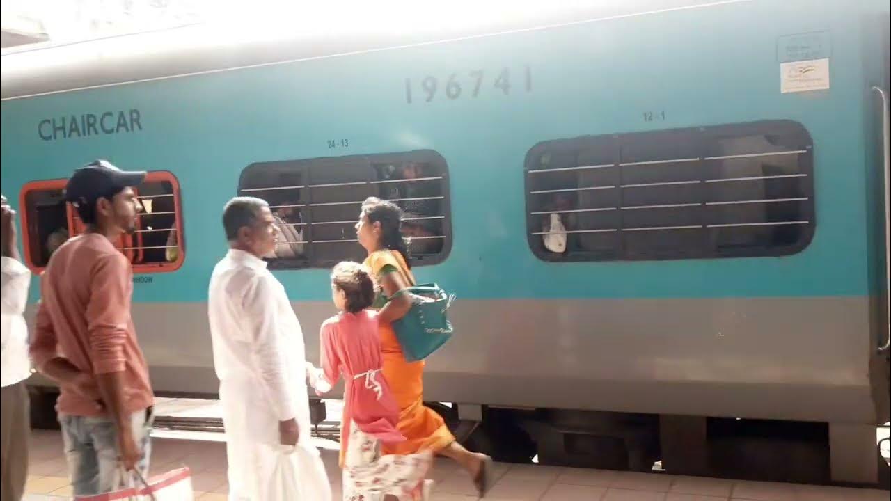 12169- Solapur Intercity Express Arrival at Solapur Station - YouTube