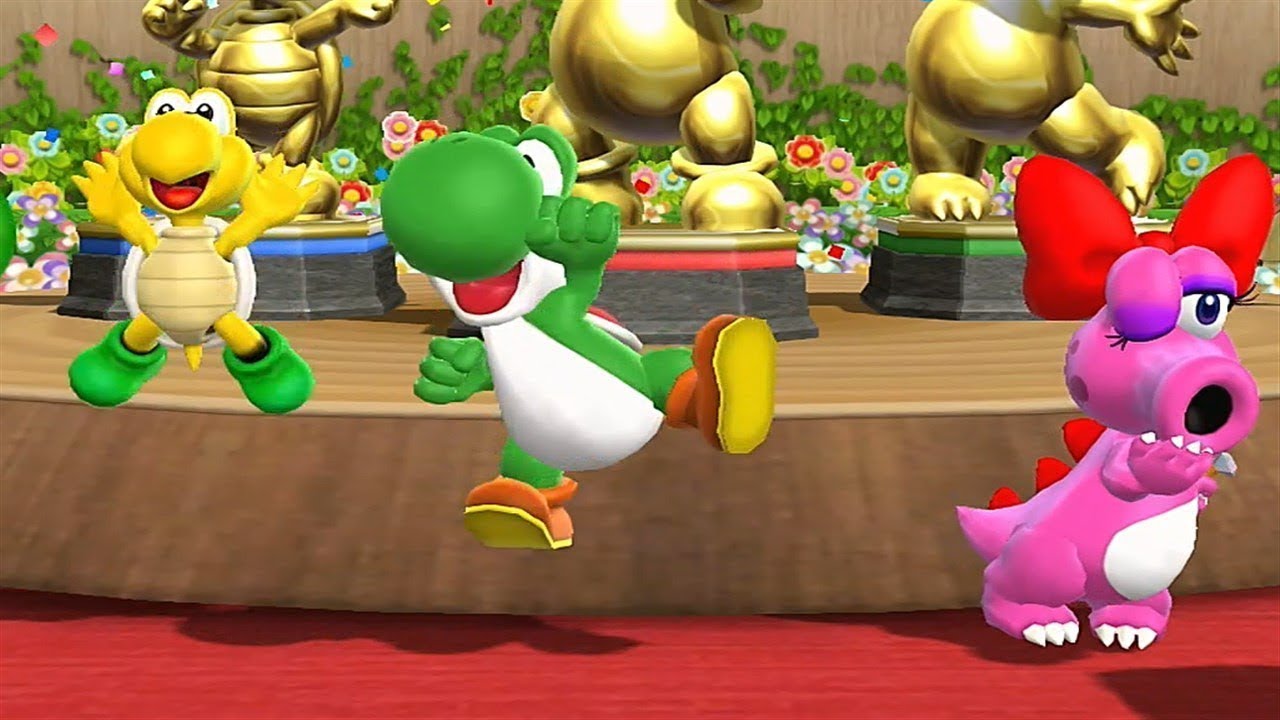 Super Mario Party MiniGames - Mario Vs Peach Vs Luigi Vs Yoshi # 26 ...