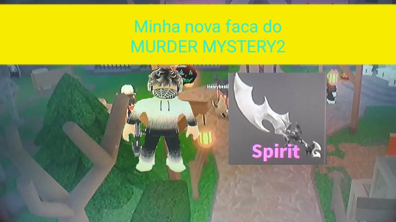 jogando com a minha nova faca do MM2 - Murder mystery 2 - YouTube