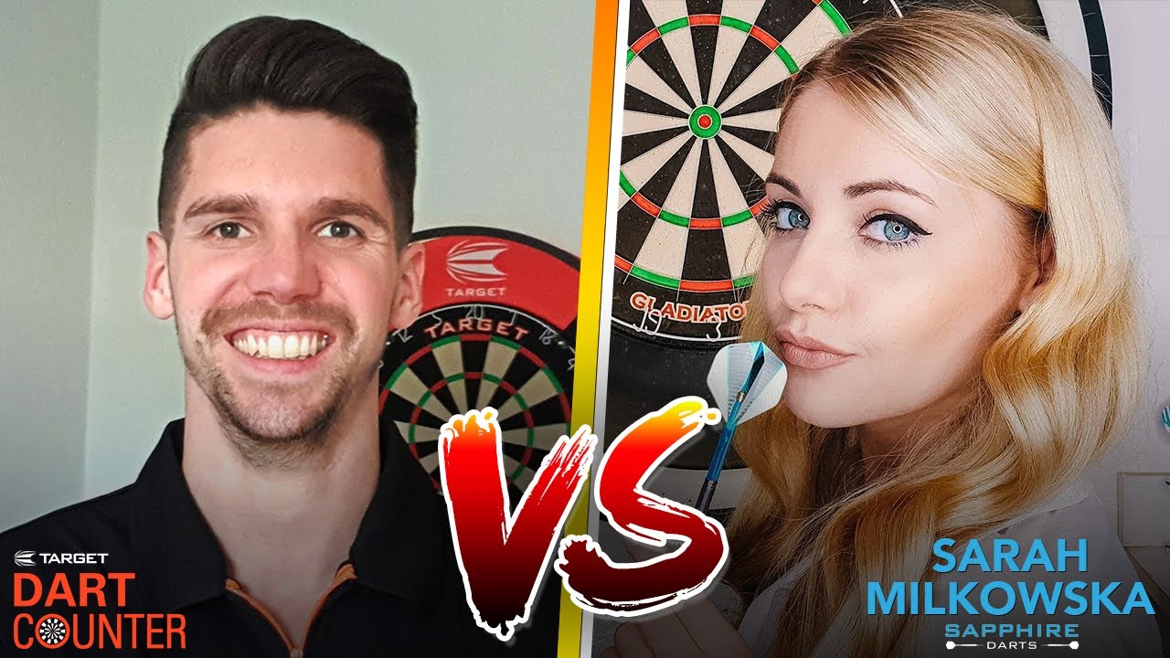 Online Darts Match vs SARAH MILKOWSKA! 🎯🔥 - YouTube