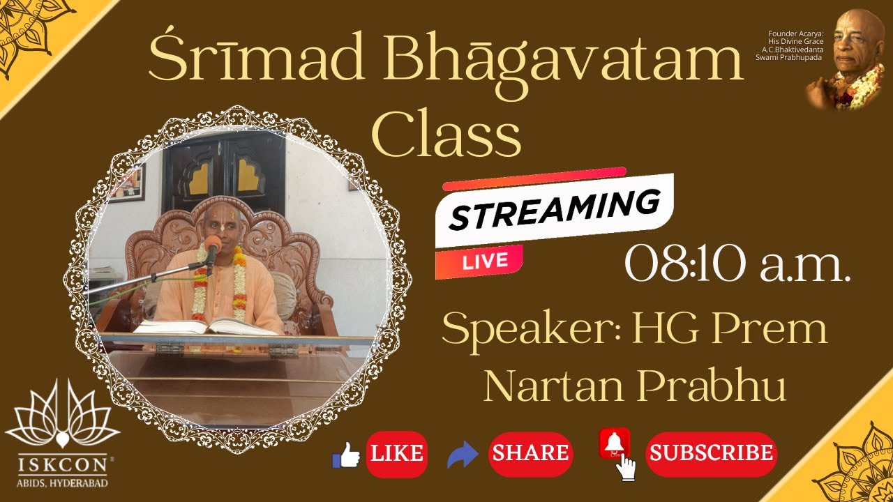 SB Class | SB 4.27.25 | HG Prem Nartan Pr | 10-1-2024 | ISKCON ...