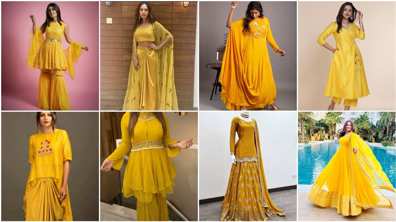 50+ latest haldi function dress ideas 2023 |latest haldi special ...