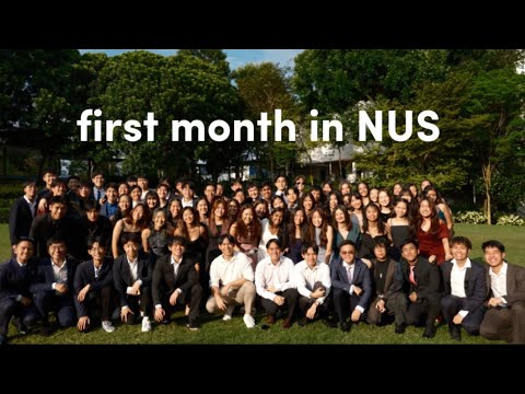 first month in nus🌷| tutorials, capt formal dinner