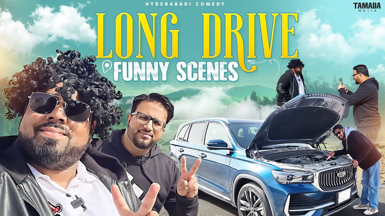 LONG DRIVE FUNNY SCENES || HYDERABADI COMEDY || @DeccanDrollz - YouTube
