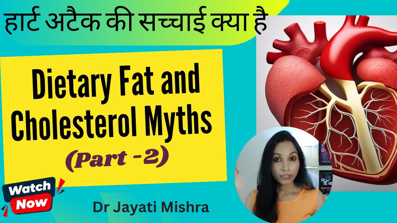 हार्ट अटैक की सच्चाई क्या है ;Dietary Fat and Cholesterol Myths; Part 2 ...