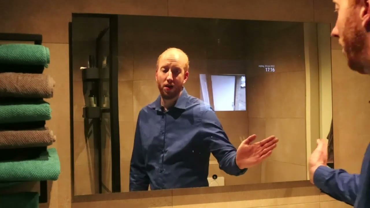 Frameless, thin, gesture and voice controlled Magic Mirror - YouTube