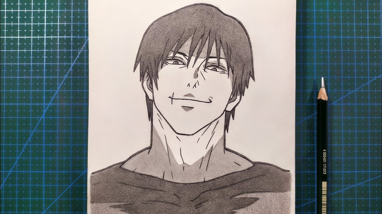 How to Draw Toji Fushiguro for Beginners - Jujutsu Kaisen | Tutorial ...