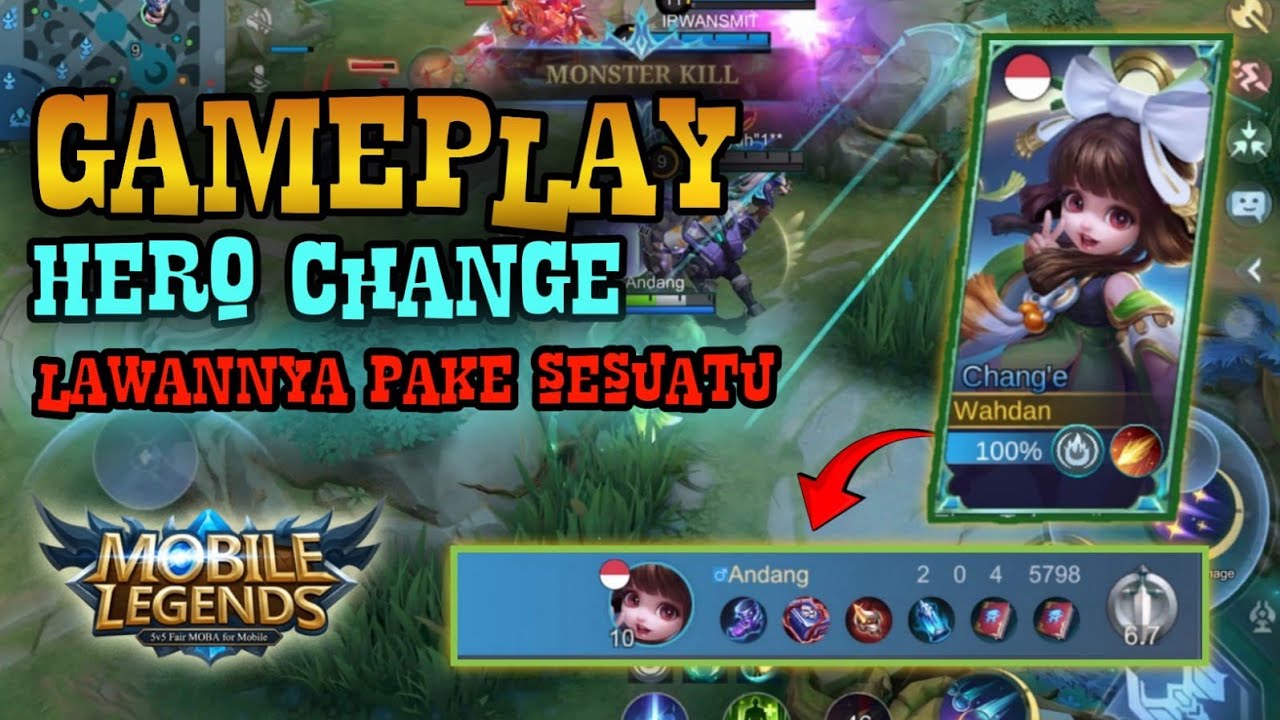 Gameplay Hero Change‼️spell Item dan Build terupdate‼️change tutorial ...