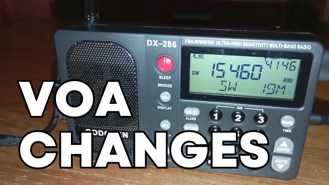 End of an era! No more VOA from São Tomé island. What next?#shortwave ...