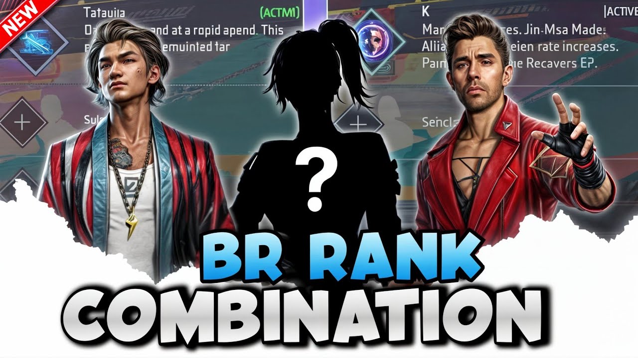 BR Rank Best Character Combination || Character Combination for Rusher ...