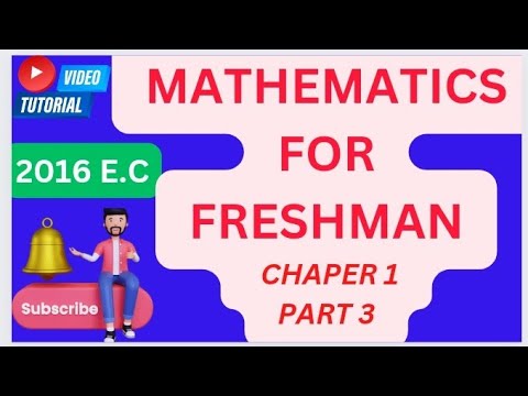 Mathematics For Natural Science freshman course chapter 2 Part 3 - YouTube