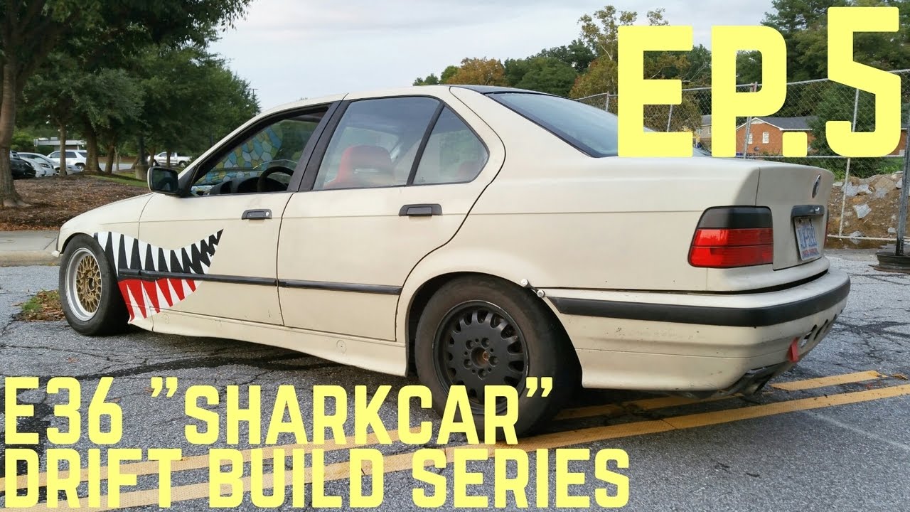 PAINT/MAINTENANCE : BMW E36 325i "Sharkcar" Drift Build Ep.5 - YouTube