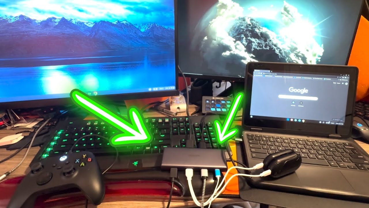 USBC Dual Monitor Hub - Connect 2 More Monitors & All Your Devices ...