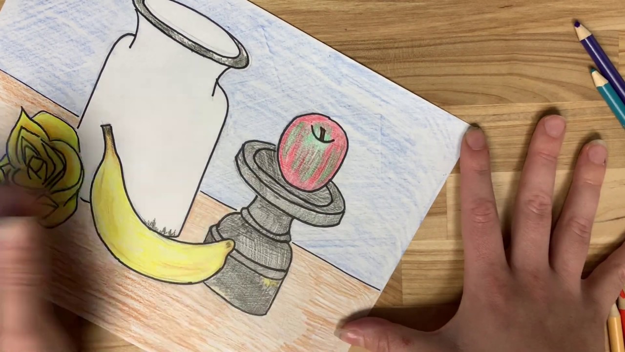 SPC ART: Still LIfe Drawing - YouTube