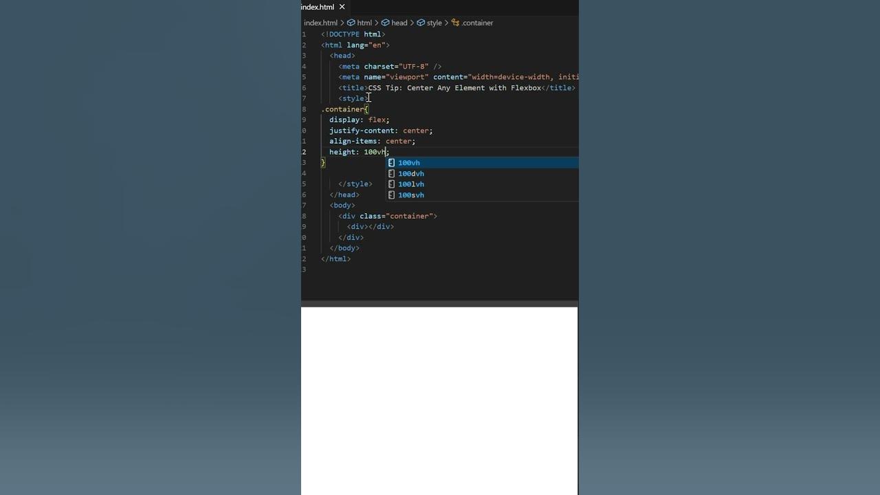 Css Tip Center Any Element With Flexbox Javascript Tipfortoday