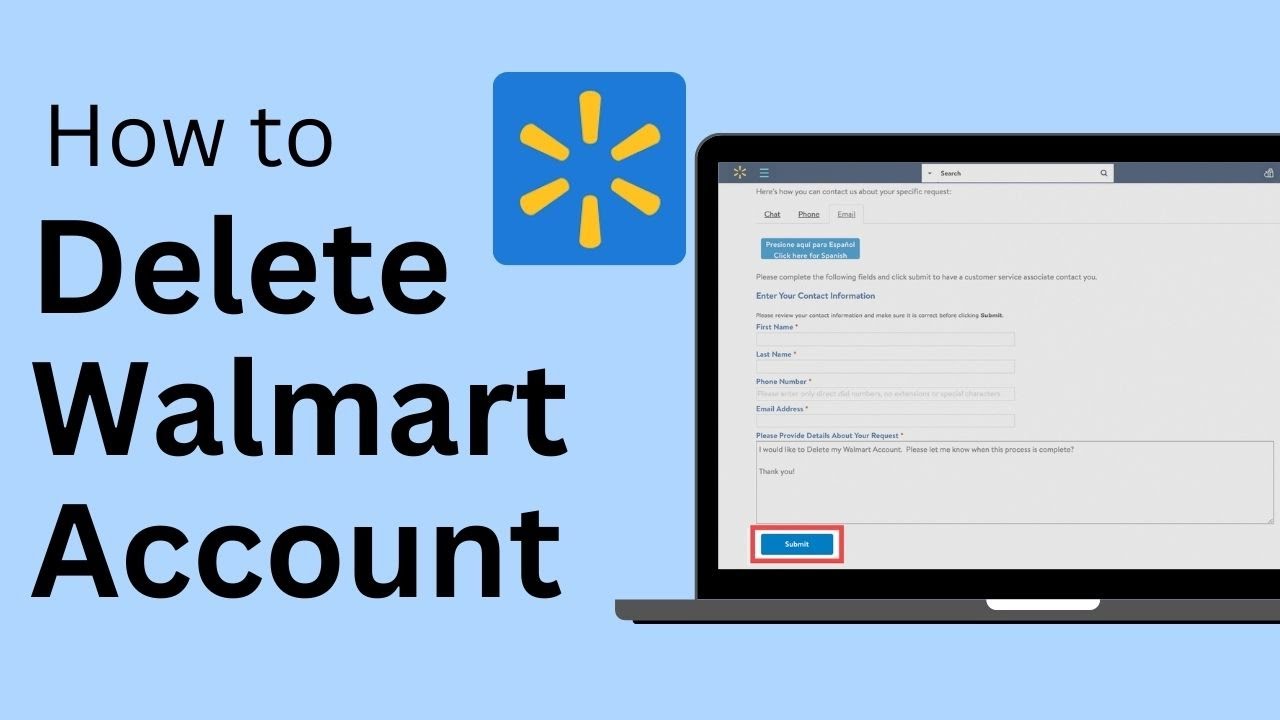 How To Delete Walmart Account - Walmart.Com Account Remove ! - YouTube