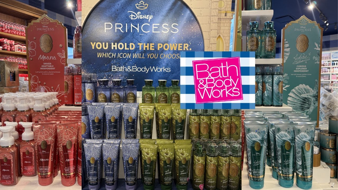 BATH & BODY WORKS DISNEY PRINCESS COLLECTION - YouTube