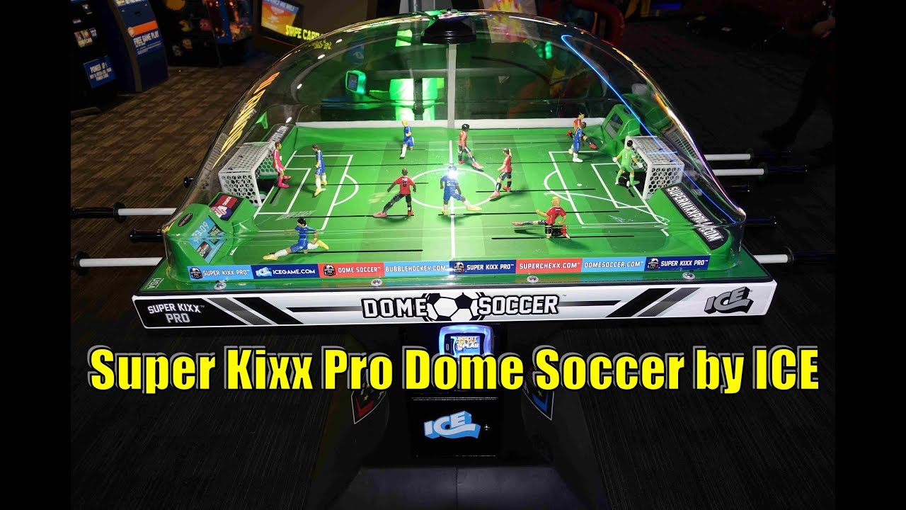 Cabinet Tour of ICE's New 2018 Super Kixx Pro Dome Soccer Game at Dave ...