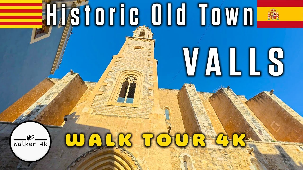 Walking Tour in Valls, Catalonia 🇪🇸 | Exploring the Historic Old Town ...