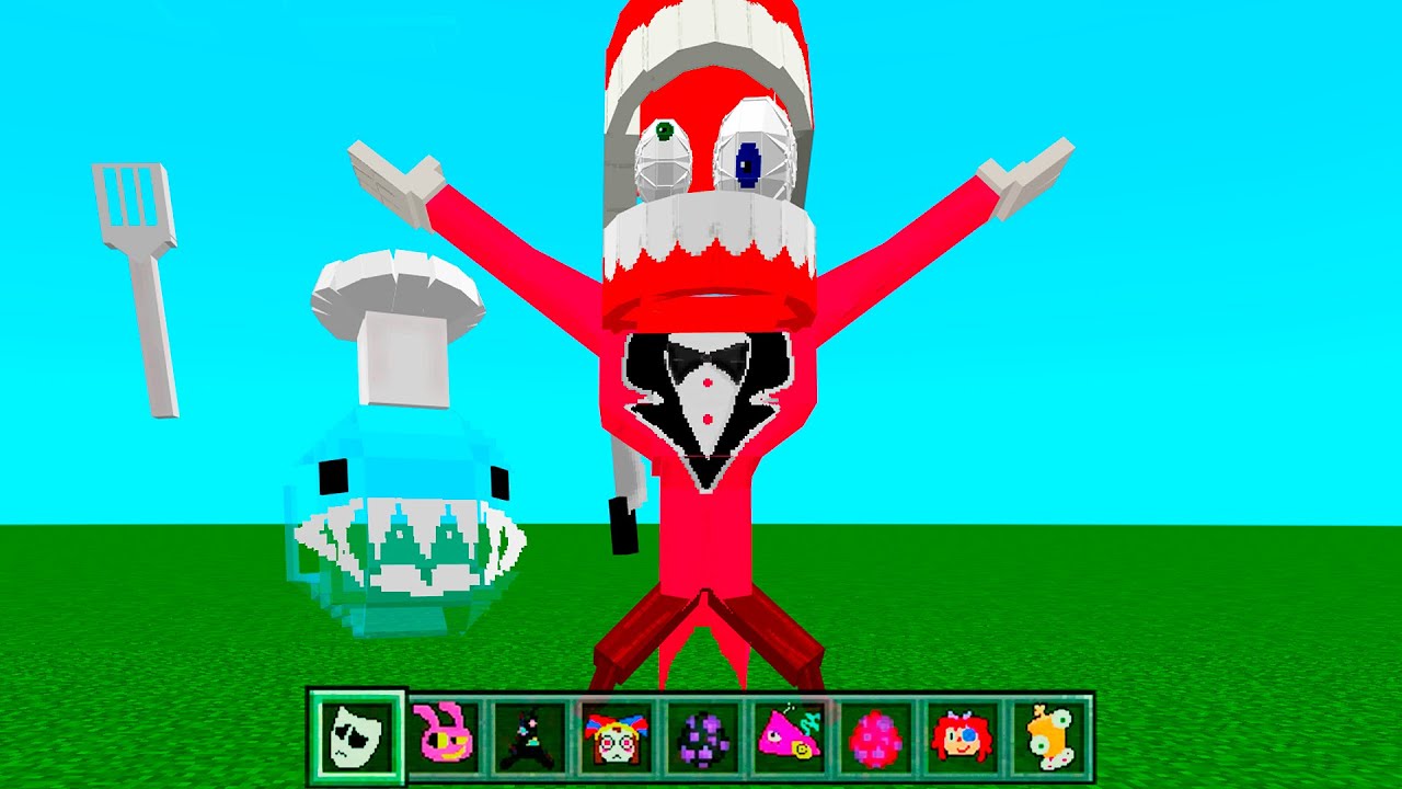 Pomni Transformation to Abstraction in Minecraft [The Amazing Digital ...