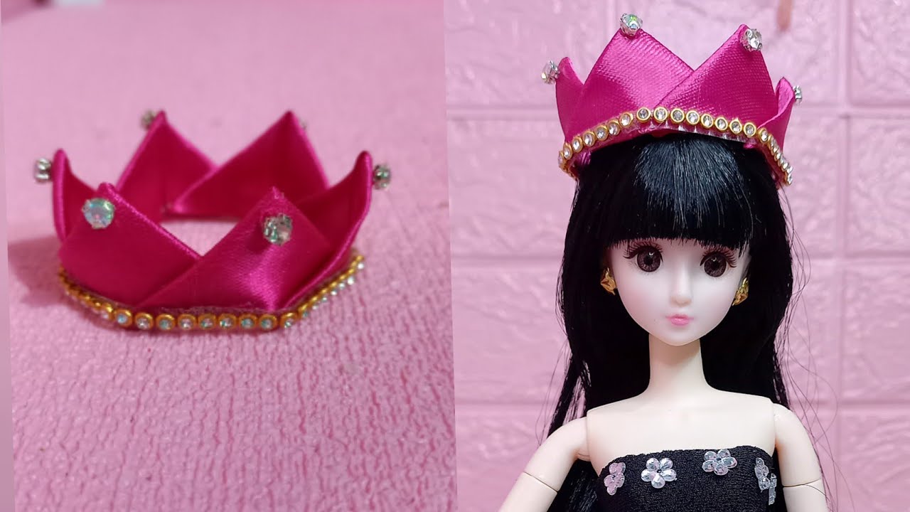 Cara membuat mahkota barbie | how to make barbie crown | diy crown ...