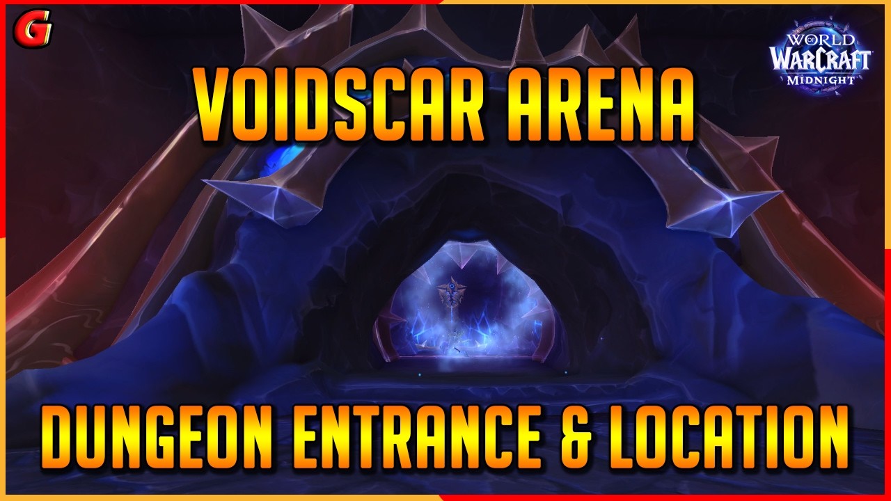 The Voidscar Arena Dungeon Entrance & Location - Midnight - World of ...