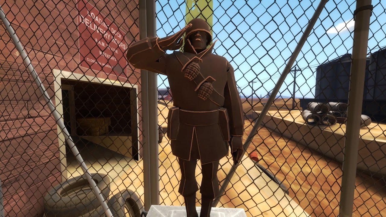 Tribute To Rick May Statue On 2Fort - YouTube