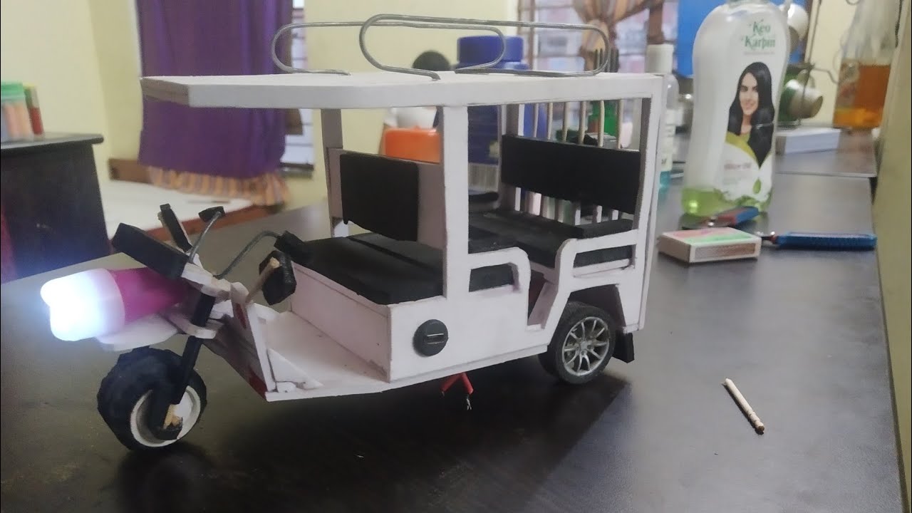 2 June 2023 how to make creative ideas e_ riksha design battery se ...