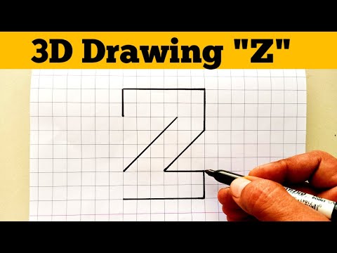How To Draw 3D Drawing \