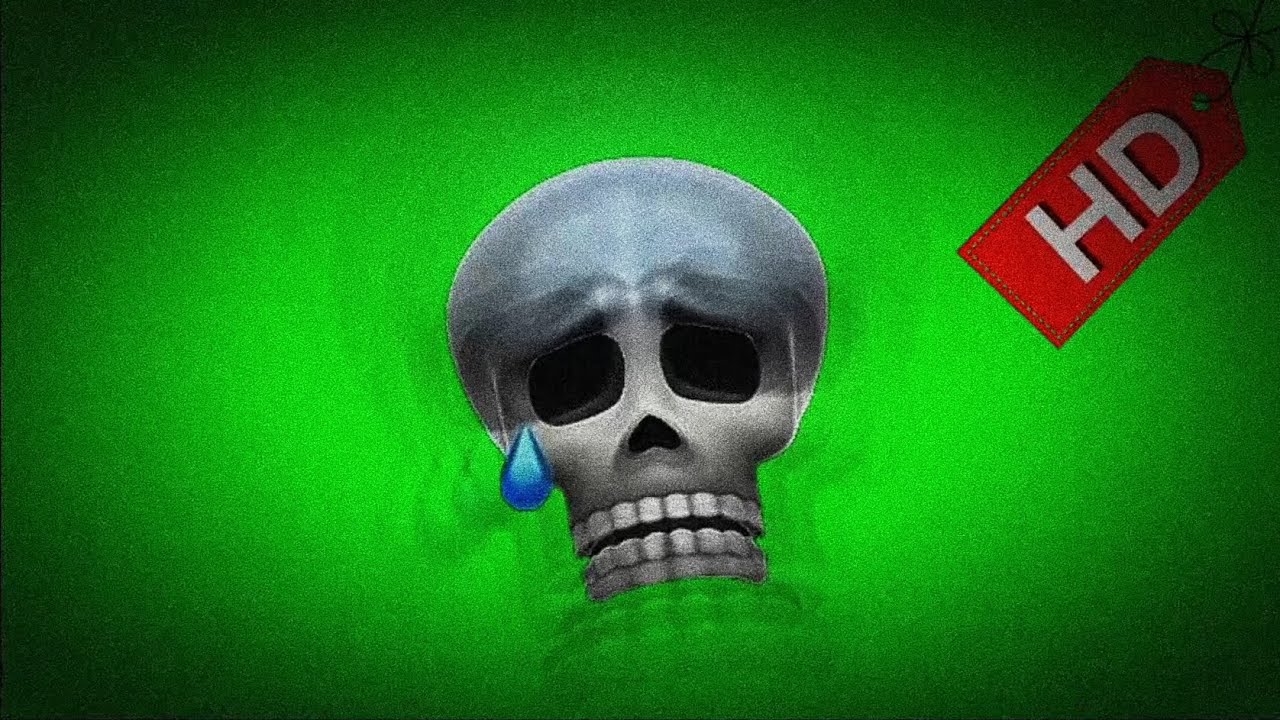 Skull face green screen edit template | Green screen skull face - YouTube