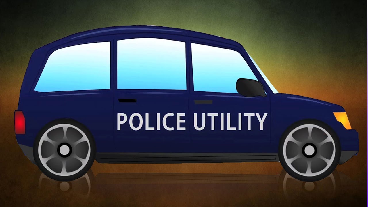 police utilitaire van | Vidéos éducatives | Vidéos enfants | Vehicles ...