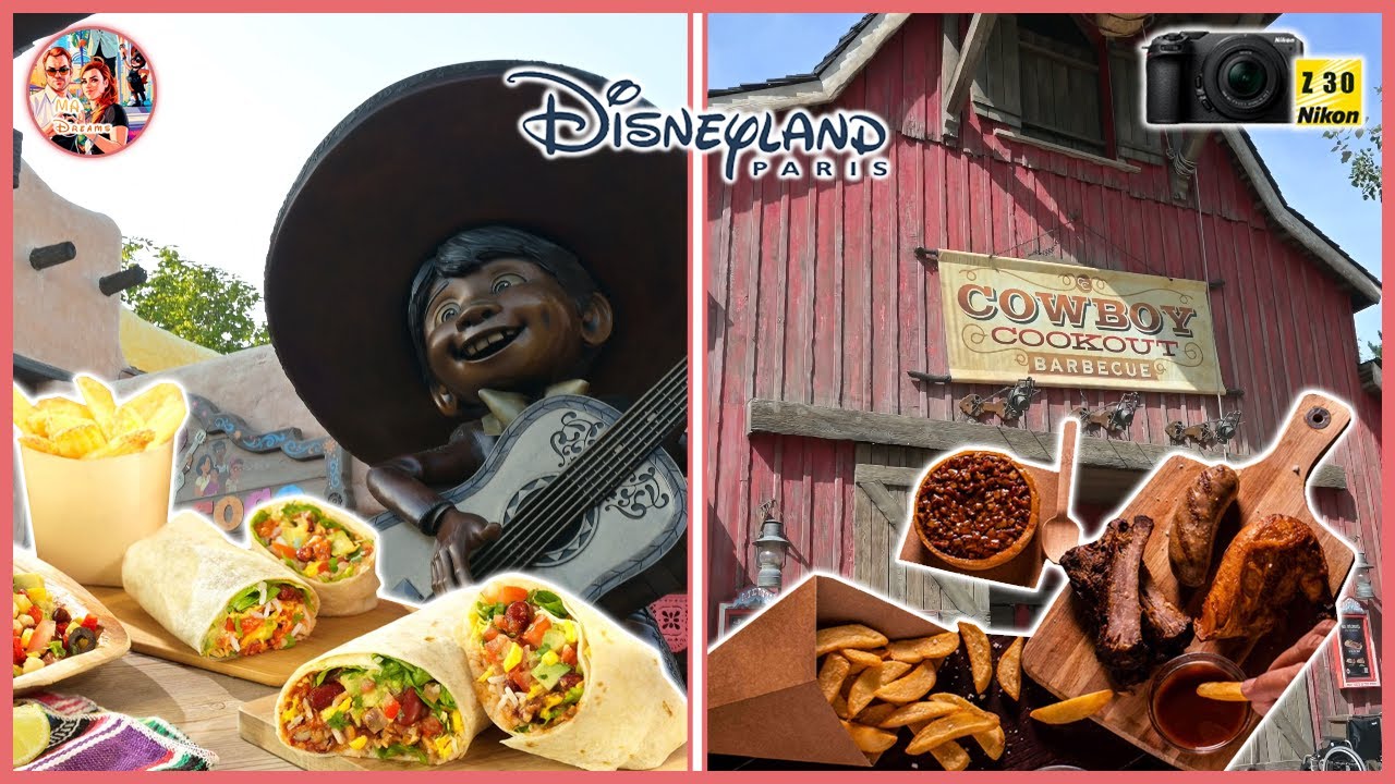 CASA DE COCO vs COWBOY COOKOUT A DISNEYLAND PARIS - TEST 2023 - YouTube