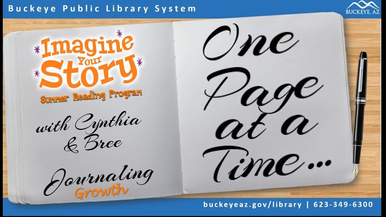 One Page at a Time - Journal with Cynthia & Bree: Week 3 - Growth - YouTube