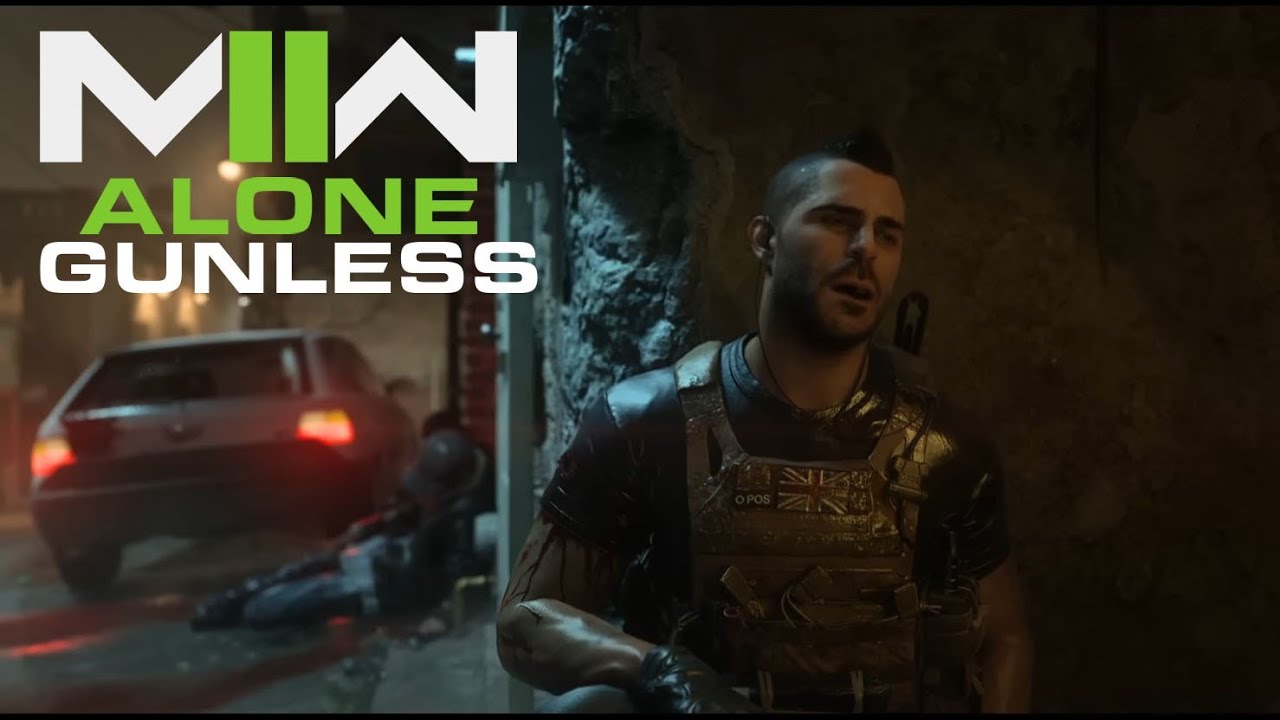 Call of Duty Modern Warfare 2 I "Alone" Mission I "Gunless" Achievement ...