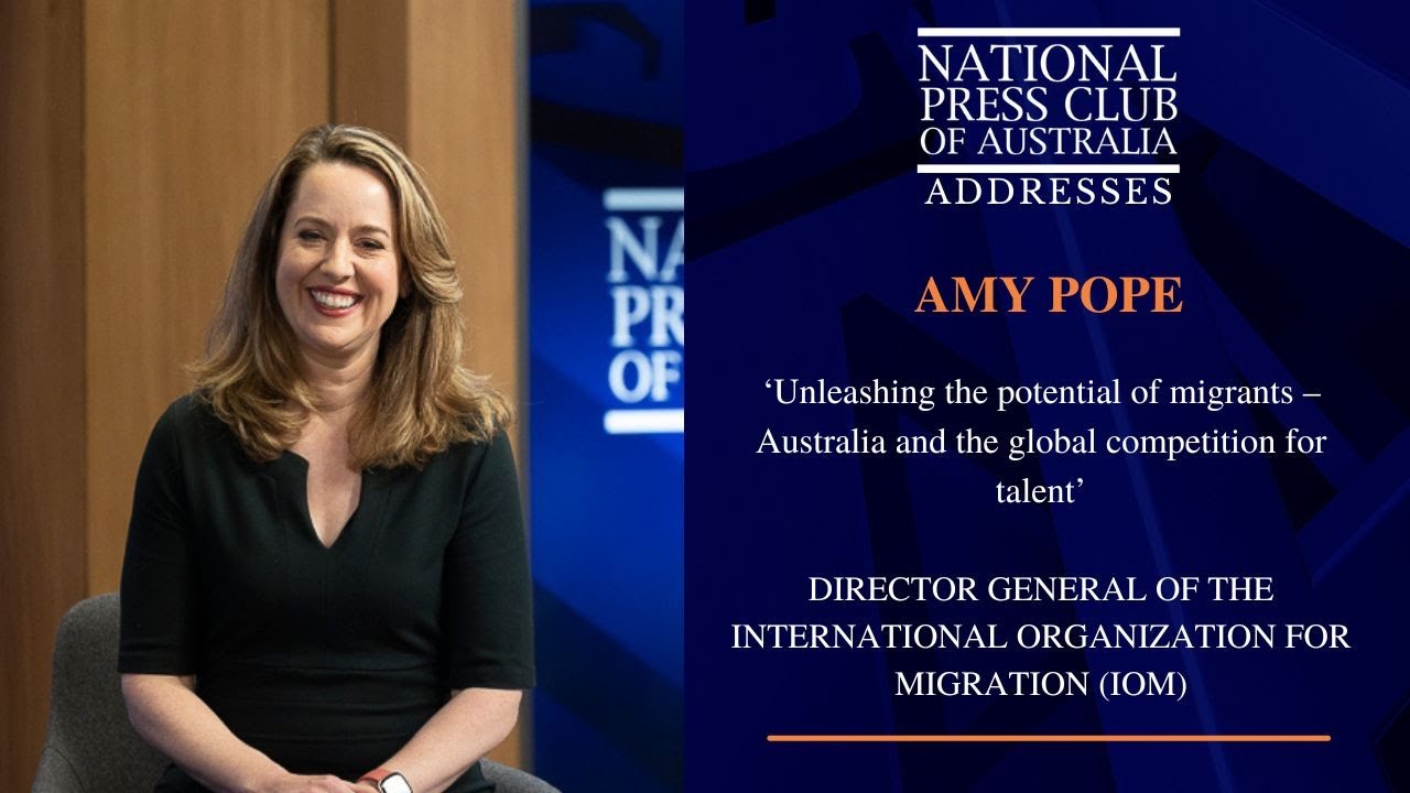 IN FULL: Amy Pope's Address to the National Press Club - YouTube