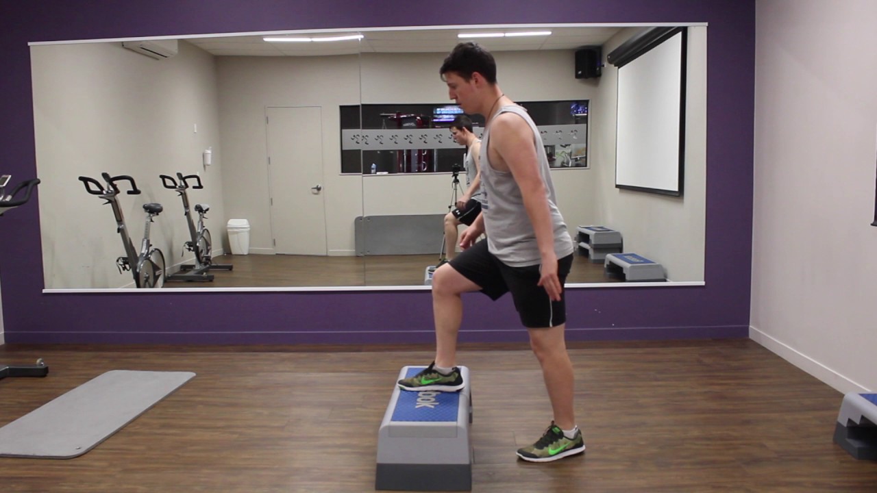 Step up high knee - YouTube