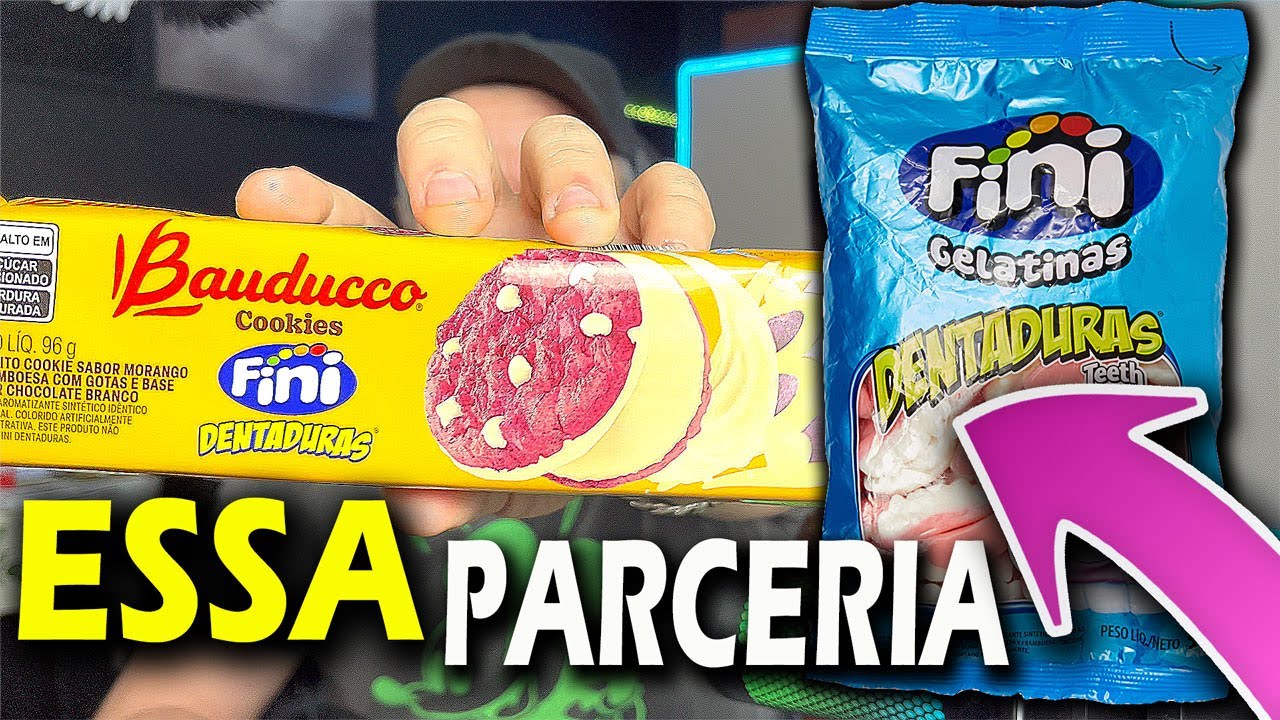 A BAUDUCCO LANÇOU COOKIES FINI DENTADURAS ! MAS - YouTube