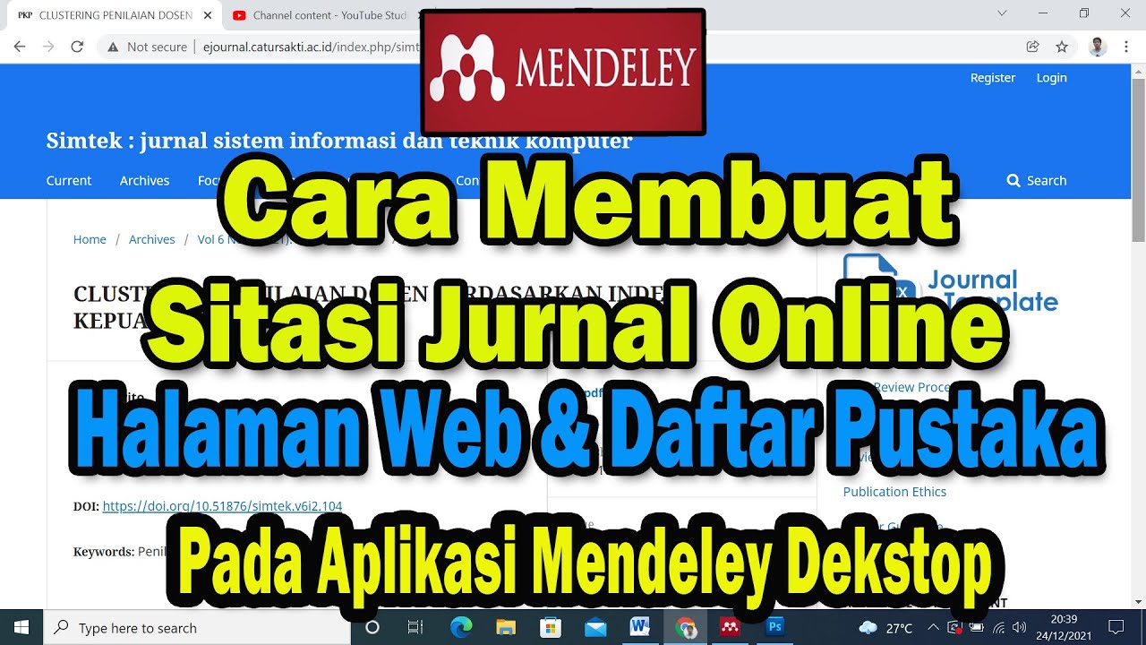 Cara Sitasi Halaman Web Jurnal Online & Buat Daftar Pustaka Pada ...